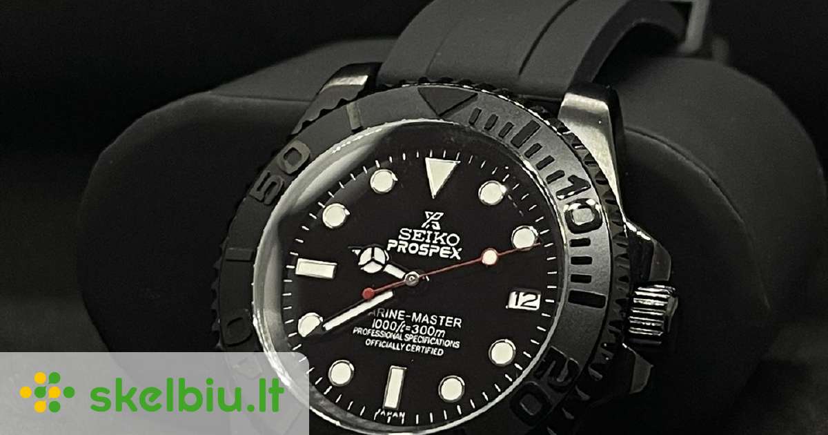 Stealth Submarine Prospex Seiko Mod 40mm - Skelbiu.lt