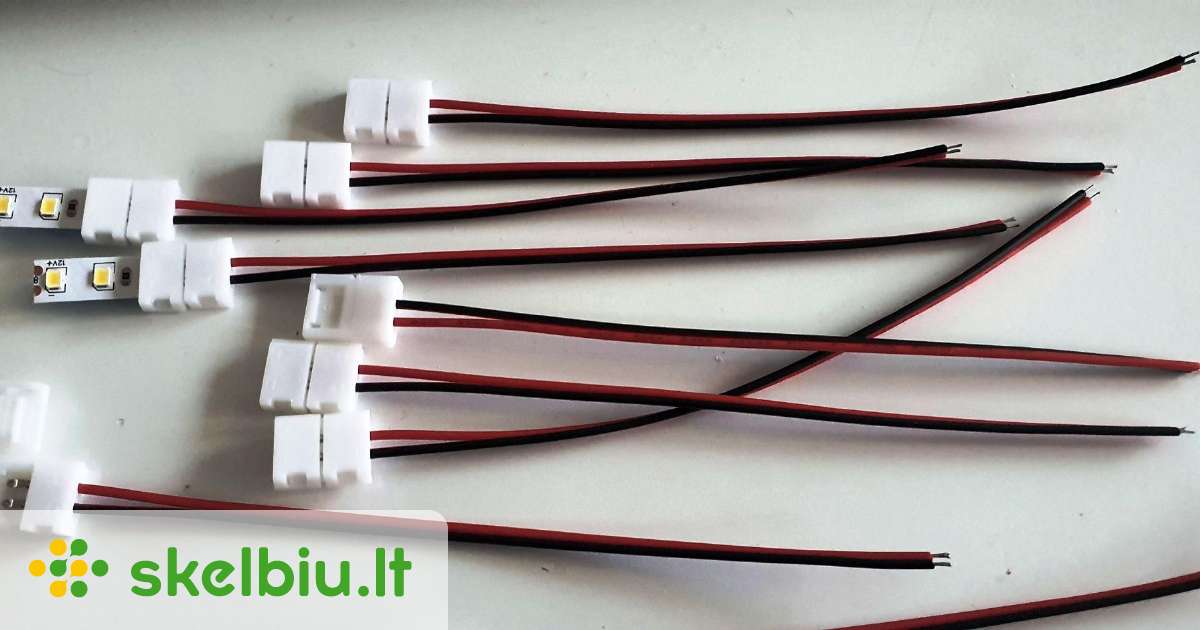 LED juostos pajungimo laidai galima ir su LED - Skelbiu.lt