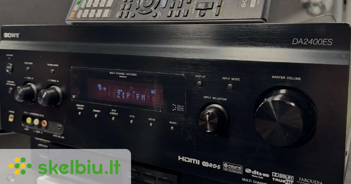Sony Str-da2400es / resiveriai - Skelbiu.lt