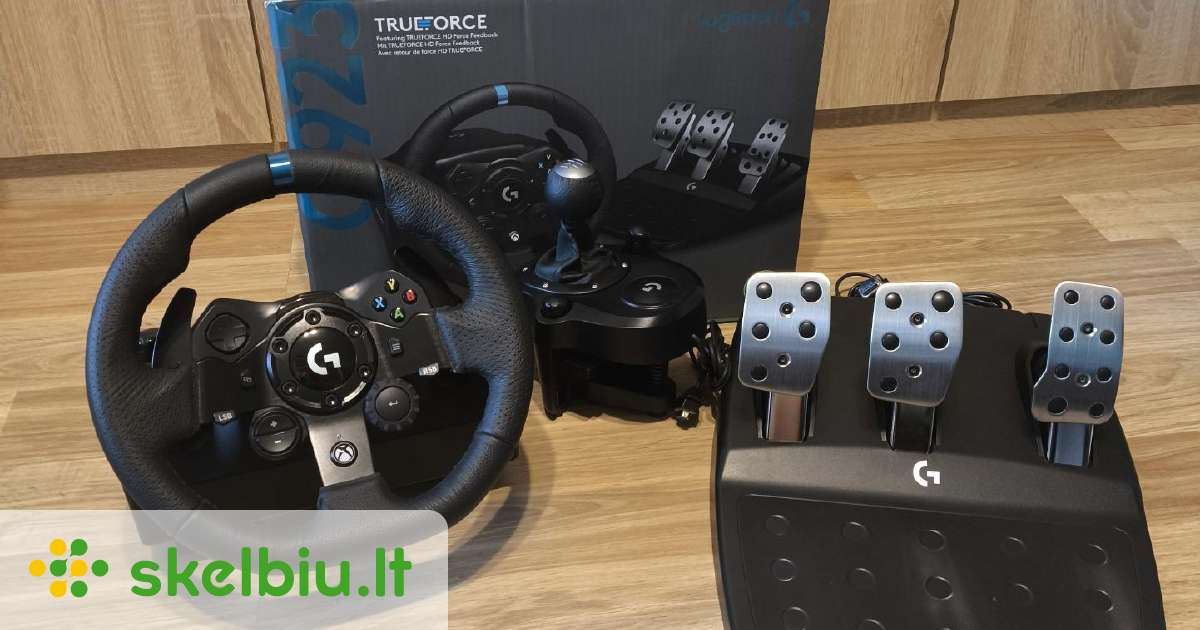 Logitech G923 vairas / Xbox One / Xbox Series / Pc - Skelbiu.lt