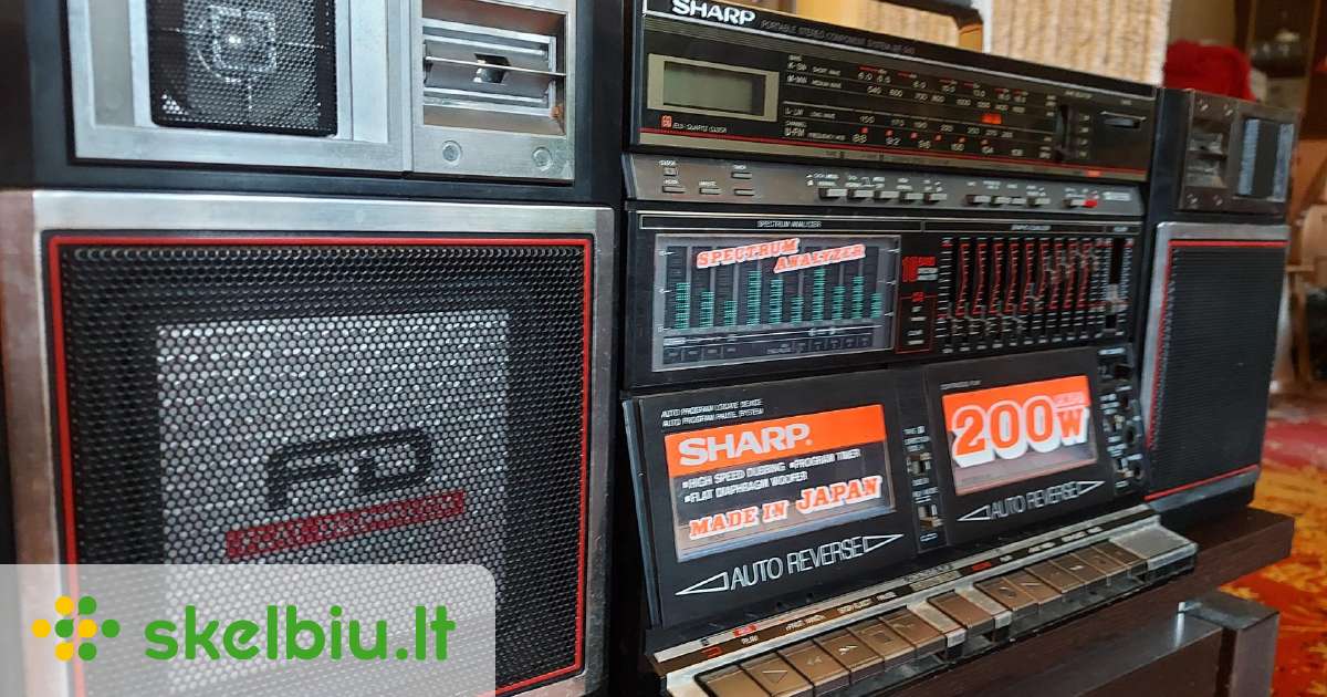 Sharp Wf-940h magnetofonas - Skelbiu.lt