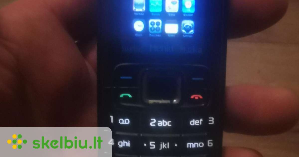 Nokia 3110c pilnai veikia, baterija gera - Skelbiu.lt