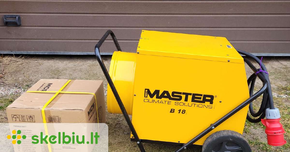 Master b18 epr elektrinis sildytuvas - Skelbiu.lt