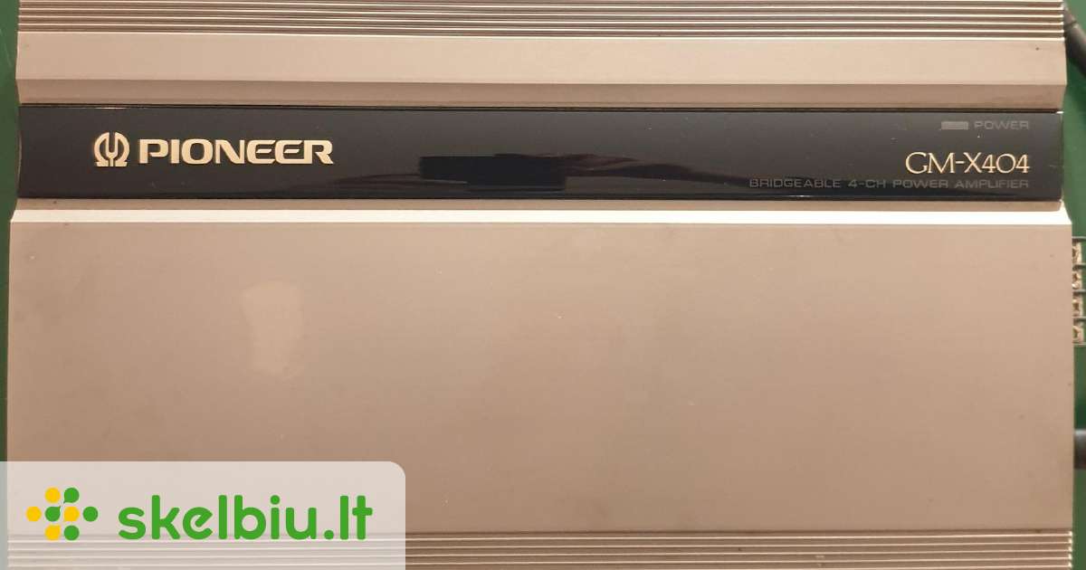 stiprintuvas pioneer gm skelbimai - Skelbiu.lt