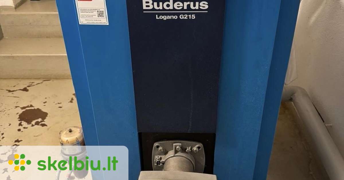 Pramoninis dyzelinis Buderus pečius - Skelbiu.lt