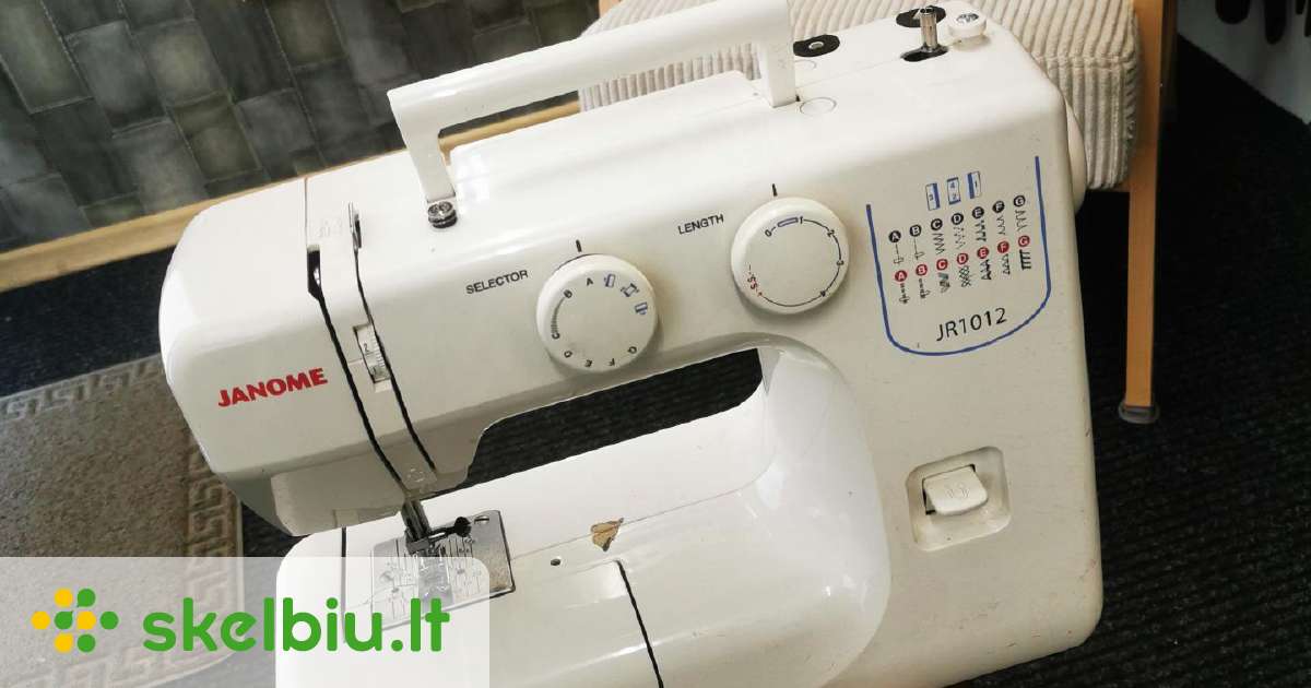 Janome Jr1012 Japoniška siuvimo mašina buitinė - Skelbiu.lt