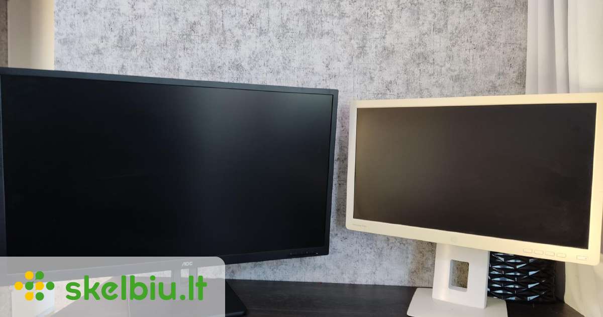 Monitoriai 24 ir 32 coliu. - Skelbiu.lt