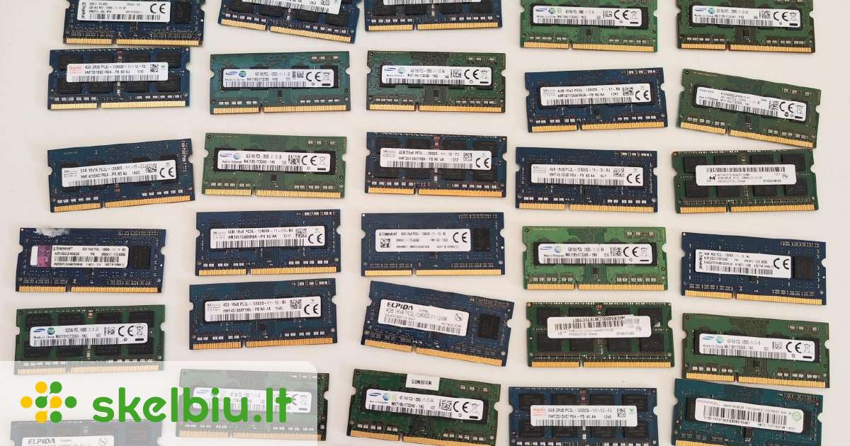 RAM mixas So-dimm Ddr4 Ddr3l Ddr3 16gb/8gb/4gb/2gb - Skelbiu.lt