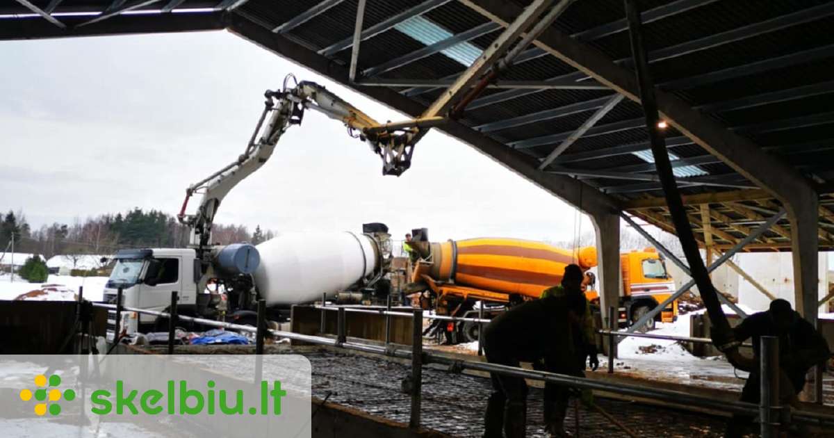 Betono siurblio ir betonvežio nuoma - Skelbiu.lt