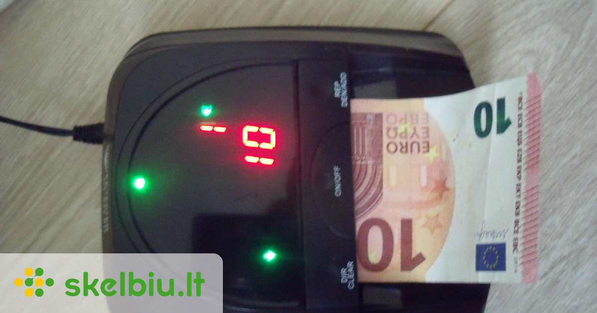 Pinigu tikrinimo aparatas - Skelbiu.lt