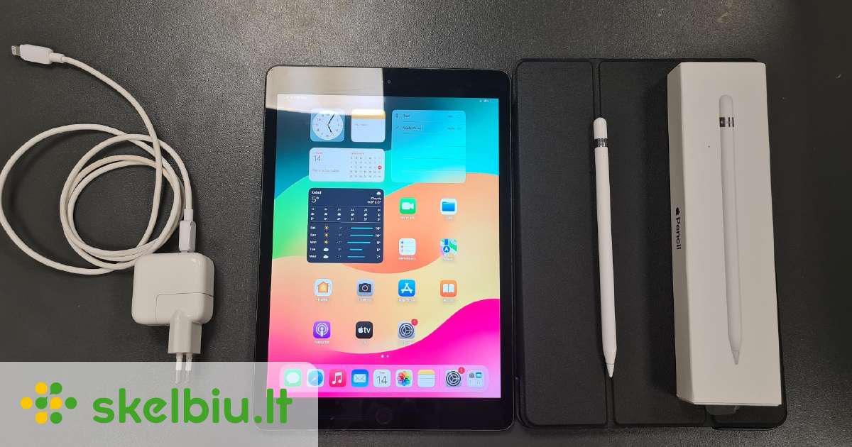Apple iPad 8gen ir apple pencil - Skelbiu.lt