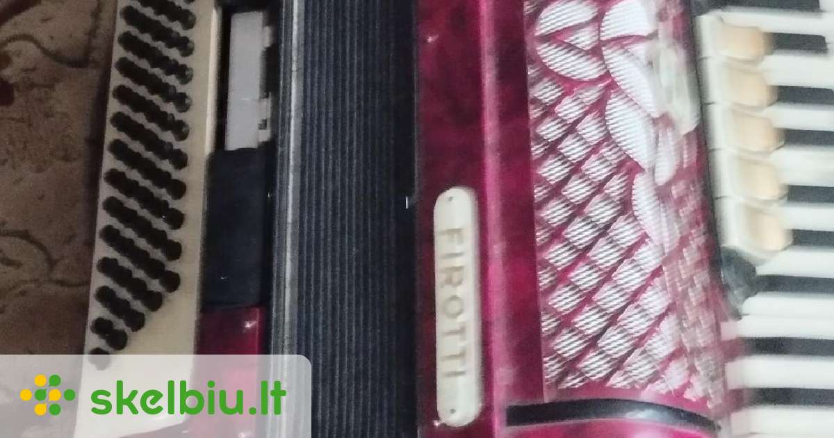 Parduodu akordeoną Firotti 80 bosų - Skelbiu.lt