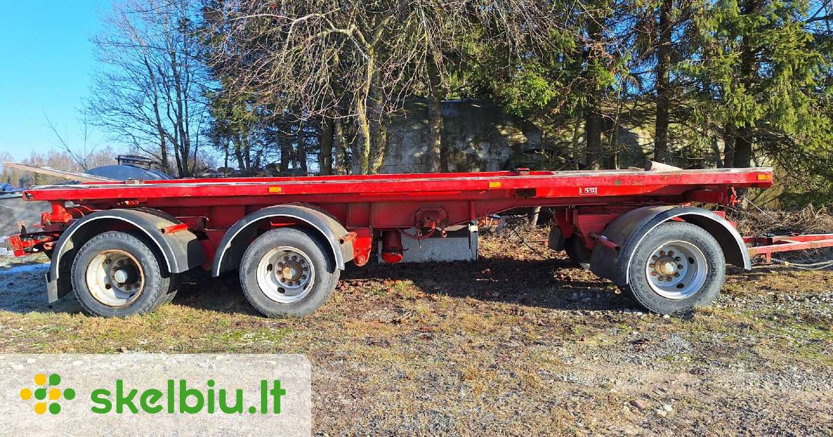 Savivartė priekaba - platforma - Skelbiu.lt