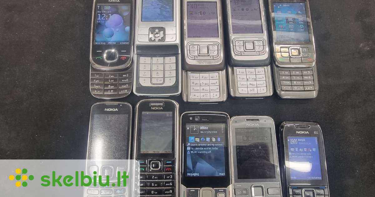 Nokia e66 e52 e51 e65 n82 6233 6303 7230 6270 - Skelbiu.lt