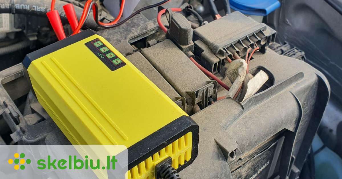 Automobilio 12v akumuliatoriaus pakrovėjas - Skelbiu.lt