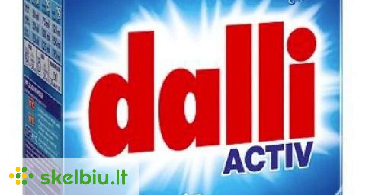 Universalūs skalbimo milteliai Dalli Aktiv, 6kg - Skelbiu.lt