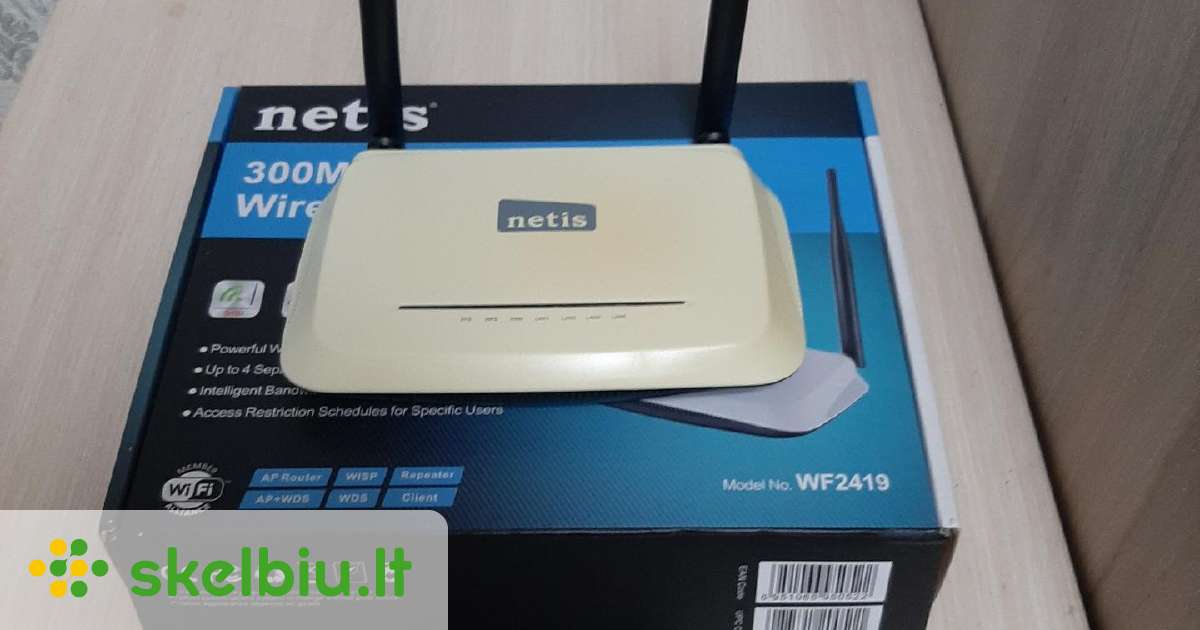 Netis Wf2419 wi-fi maršrutizatorius - Skelbiu.lt