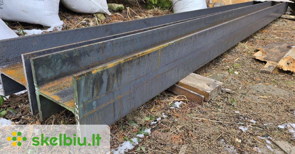 Sijos (šveleriai) Hea 180 x 171, metalas S355, 8m - Skelbiu.lt