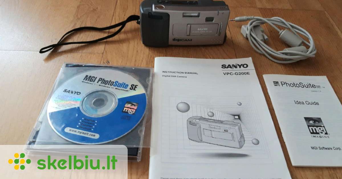 sanyo vpc skelbimai - Skelbiu.lt