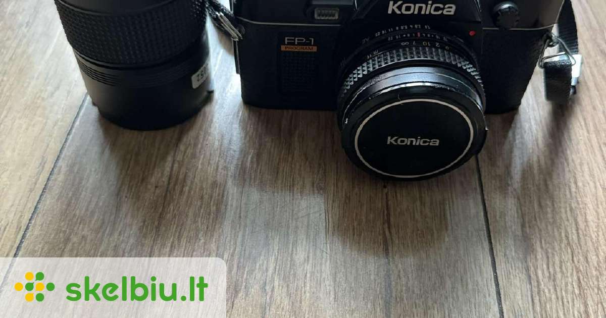 Konica Fp-1 Program su dviem objektyvais - Skelbiu.lt