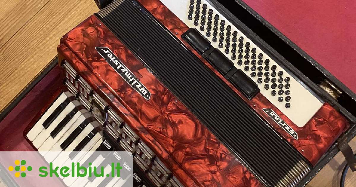 Akordeonas 80 bosų ,Weltmeister - Serino". - Skelbiu.lt