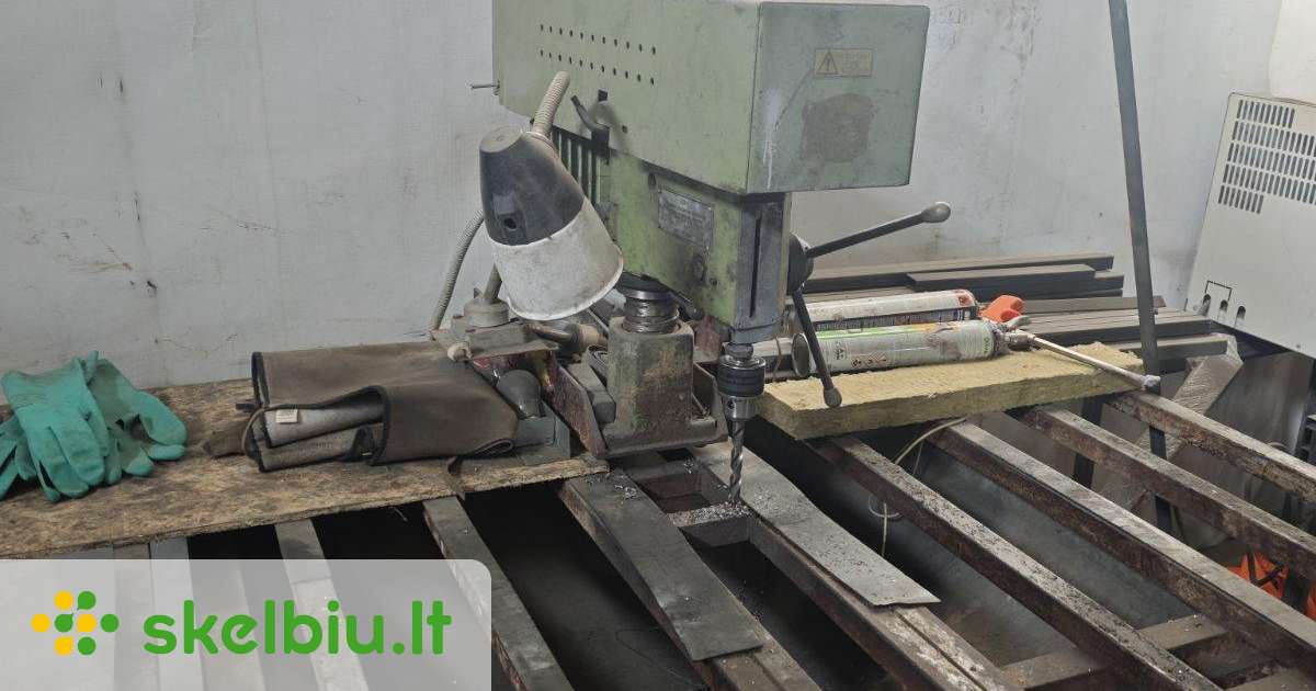 Gręžimo staklės su metaliniu stalu - Skelbiu.lt