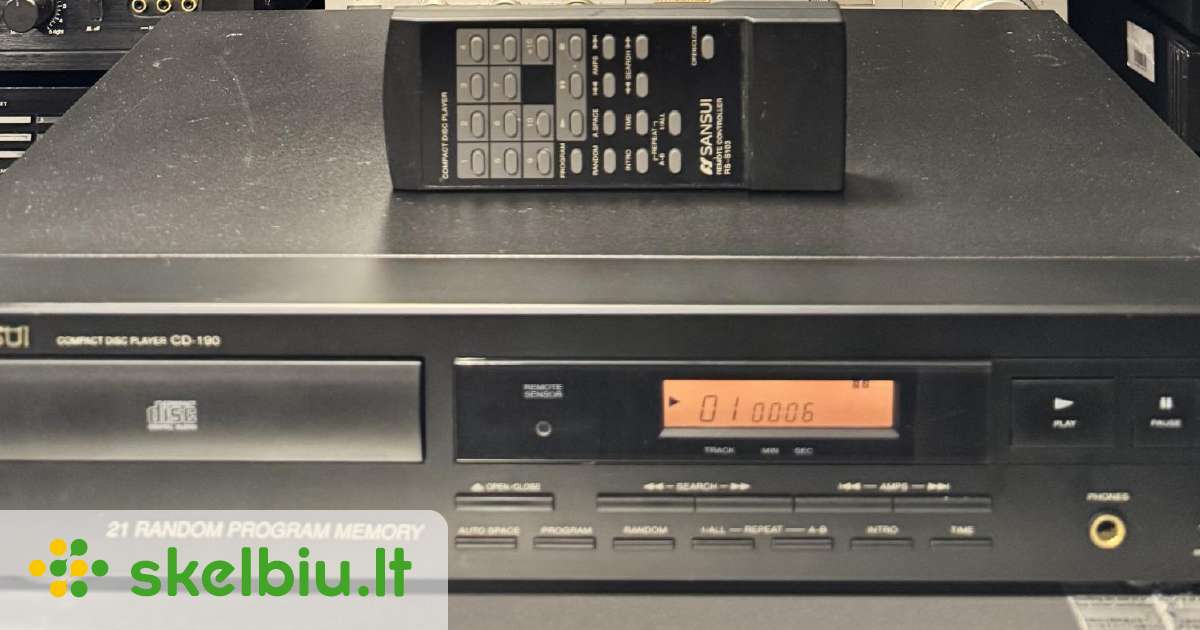 Sansui CD-190 / CD / dvd / mp3 / bluray - Skelbiu.lt