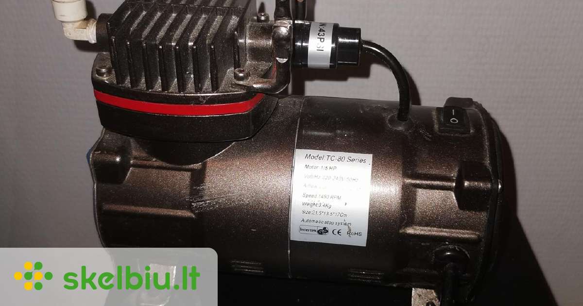 Mini kompresorius aerografui - Skelbiu.lt