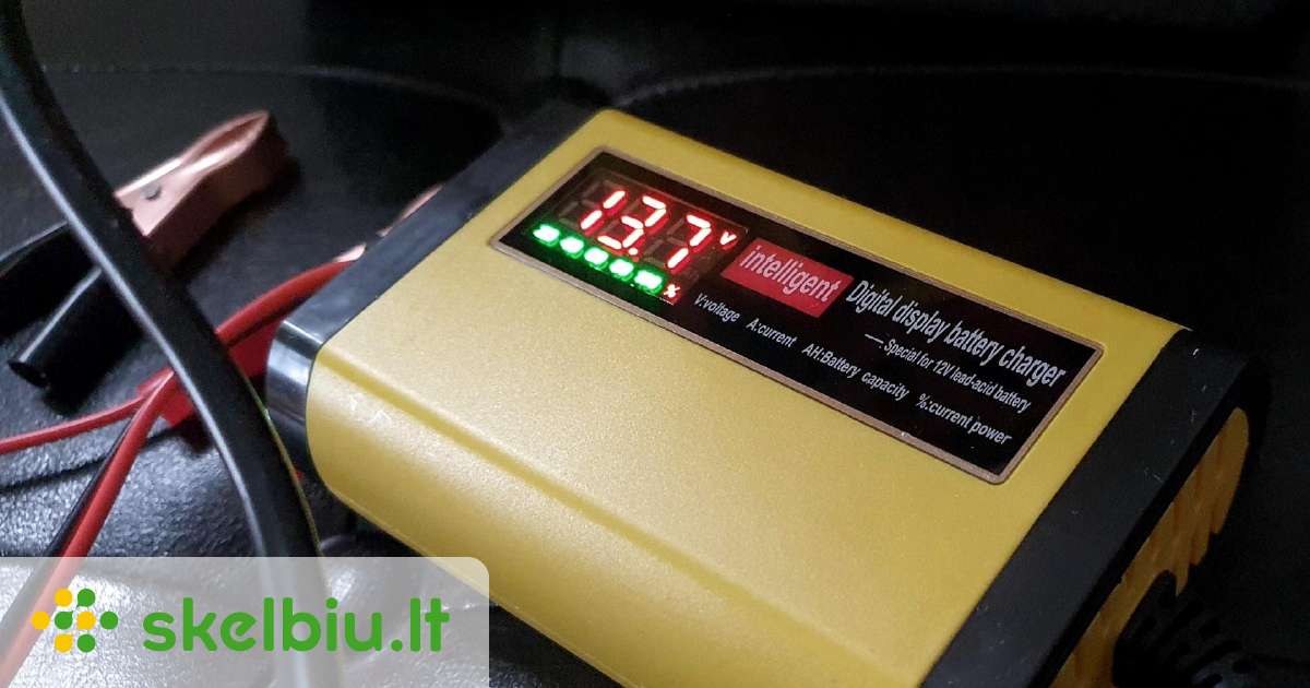 Akumuliatoriaus pakrovėjas 12v - Skelbiu.lt