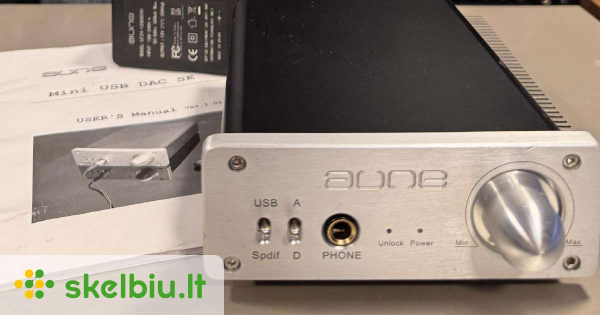 Aune Mini Usb dac se / audio technika - Skelbiu.lt
