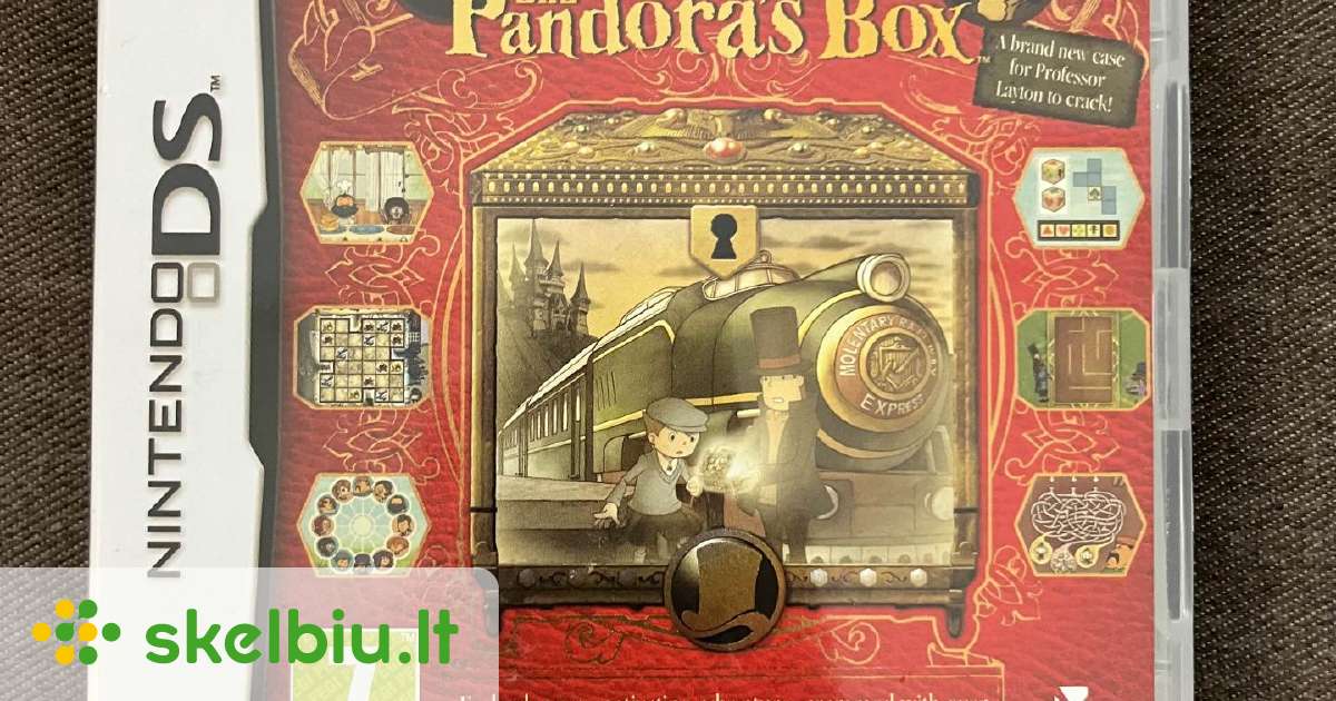 Nintendo Ds Professor Layton und Pandora's Box - Skelbiu.lt