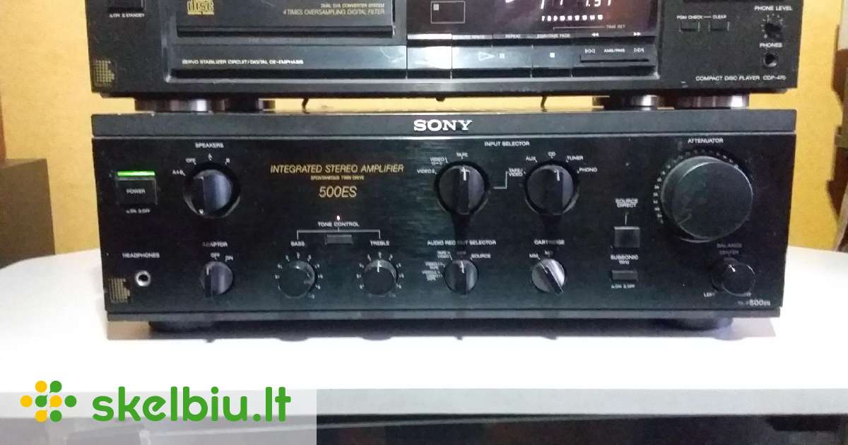 Sony Ta-f500 Es + Cdp-470 - Skelbiu.lt