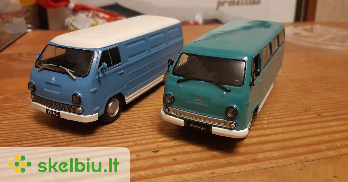 Eraz-762 Eb ir Raf-977 Latvia, 1/43, Nauji, 19e - Skelbiu.lt