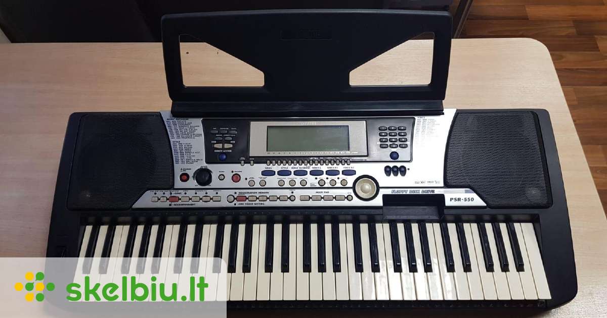Yamaha Psr-550 - Skelbiu.lt
