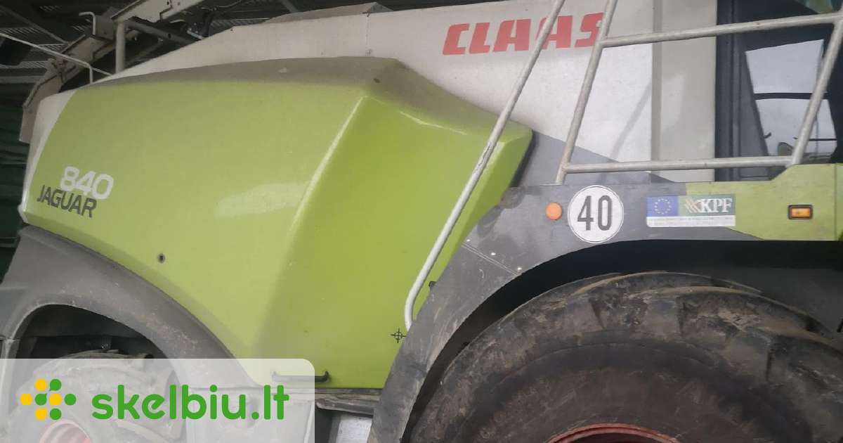 Parduodu claas jaguar 840 - Skelbiu.lt