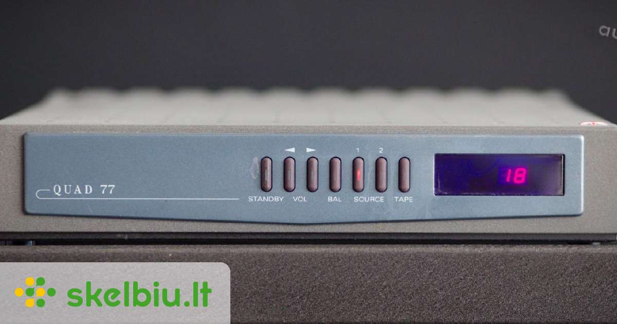 Quad 77 Stereo Stiprintuvas - Skelbiu.lt