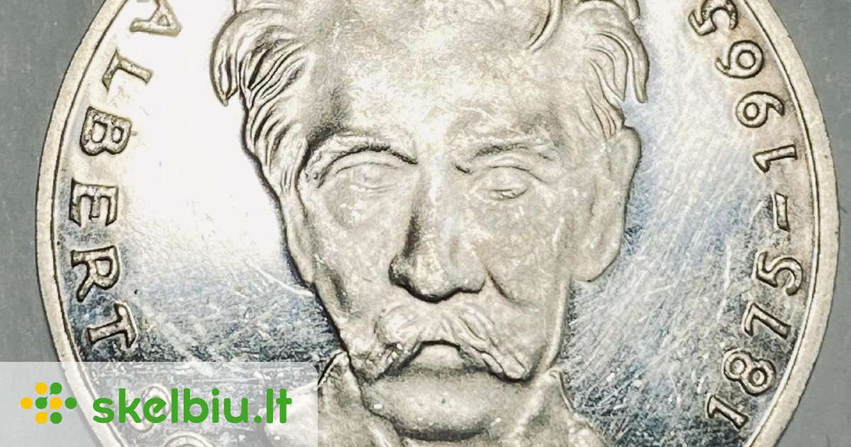 1975 G Vokietija silver pinigas 5 mark /3495 - Skelbiu.lt