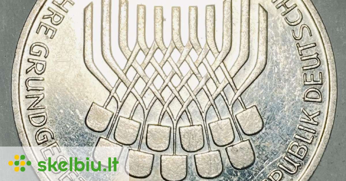 1974 F Vokietija silver pinigas 5 mark /3509 - Skelbiu.lt