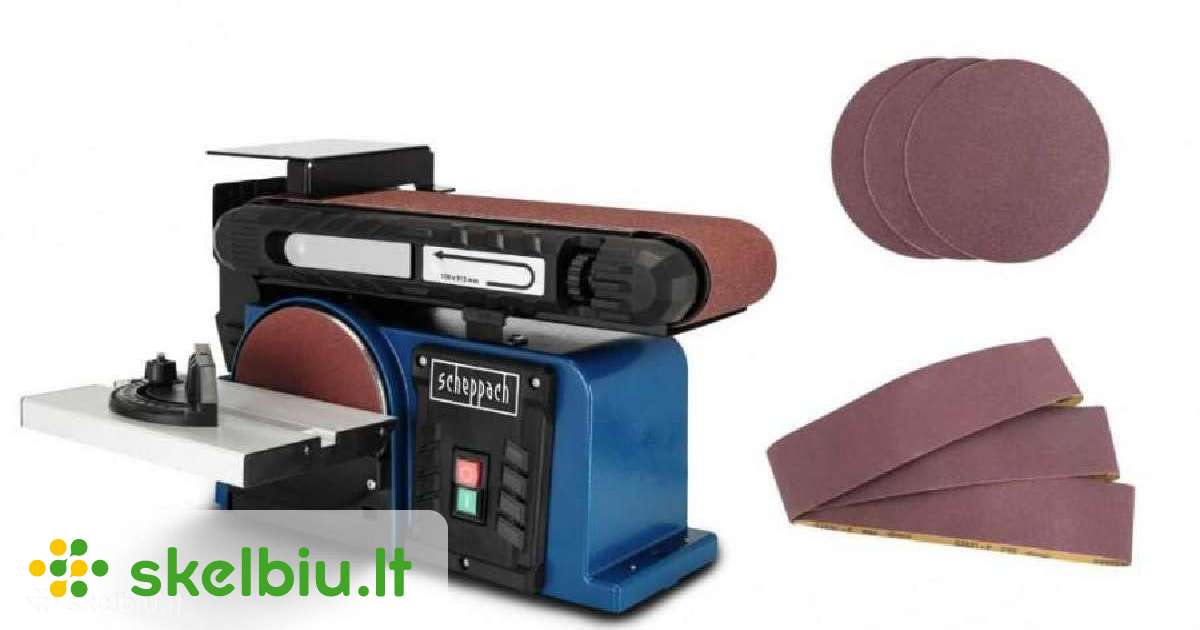 Šlifavimo staklės Scheppach Bts900 - Skelbiu.lt