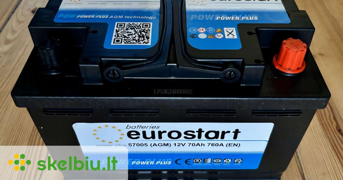70 Ah 760 A Agm akumuliatorius - Skelbiu.lt