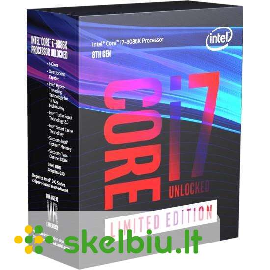 Intel Core i7-8086k – Riboto leidimo, aukštos našu - Skelbiu.lt