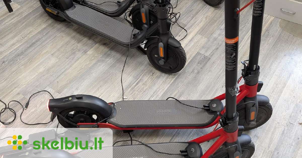 Elektriniai paspirtukai Ninebot segway D28 ir D38 - Skelbiu.lt