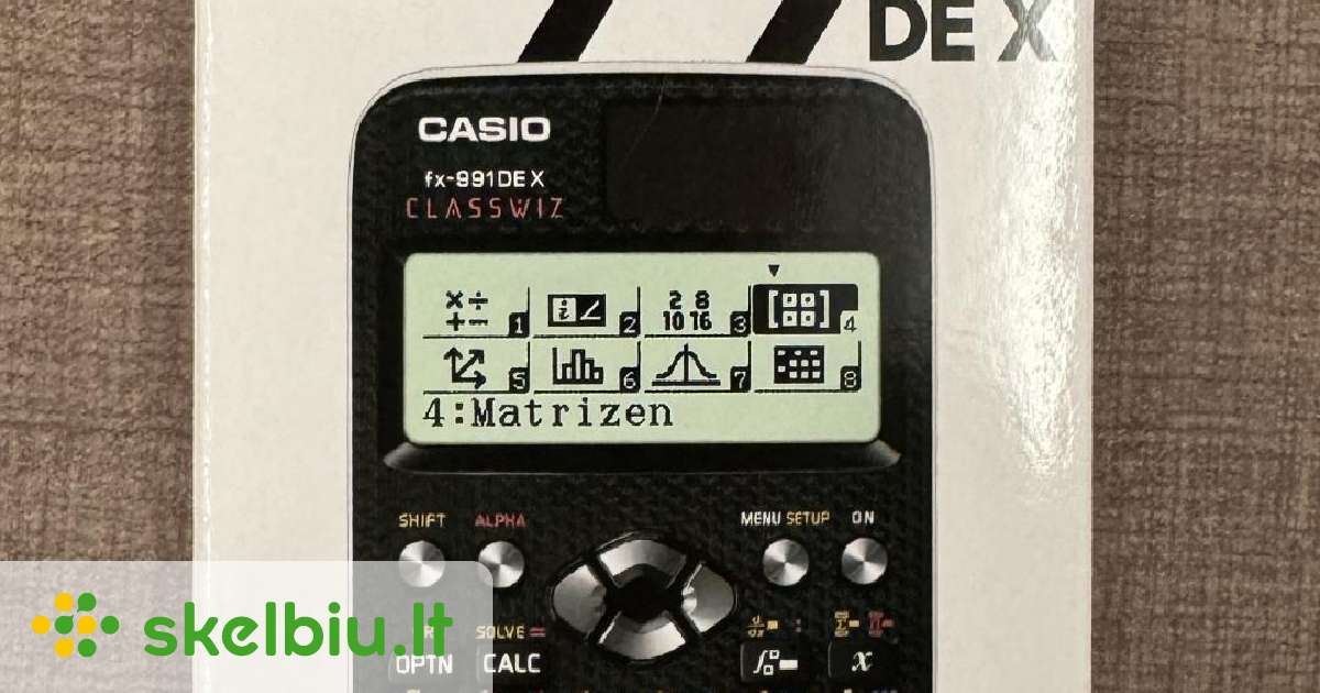 Casio fx-991 Dex - Skelbiu.lt