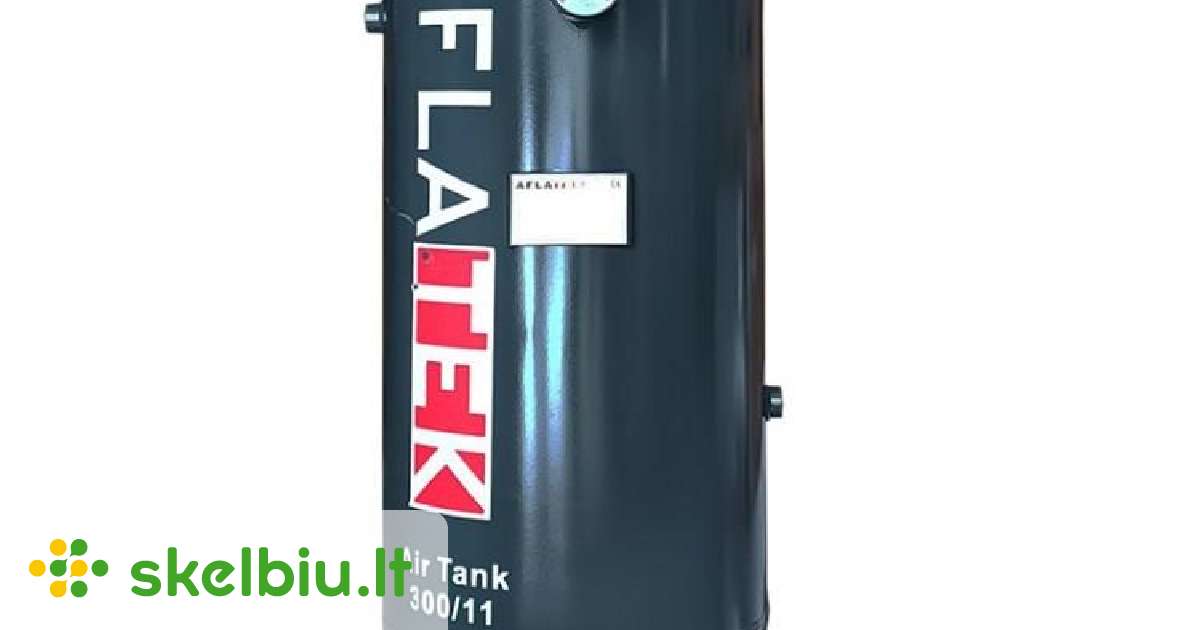 Oro resiveris vertikalus Aflatek Airtank 300/11 - Skelbiu.lt