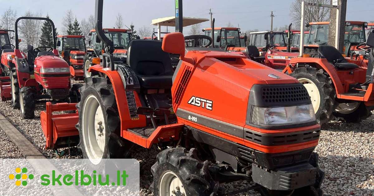 Japoniški mini traktoriai nauja siunta 2025 03 04 - Skelbiu.lt