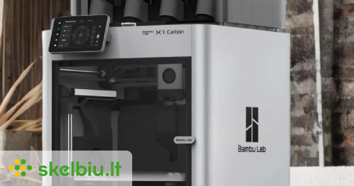 bambu lab x1 carbon skelbimai - Skelbiu.lt