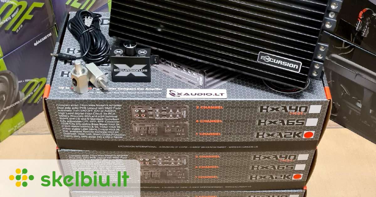 EXCursion Hxa 2k – Limited 1 kanalo garso stiprint - Skelbiu.lt