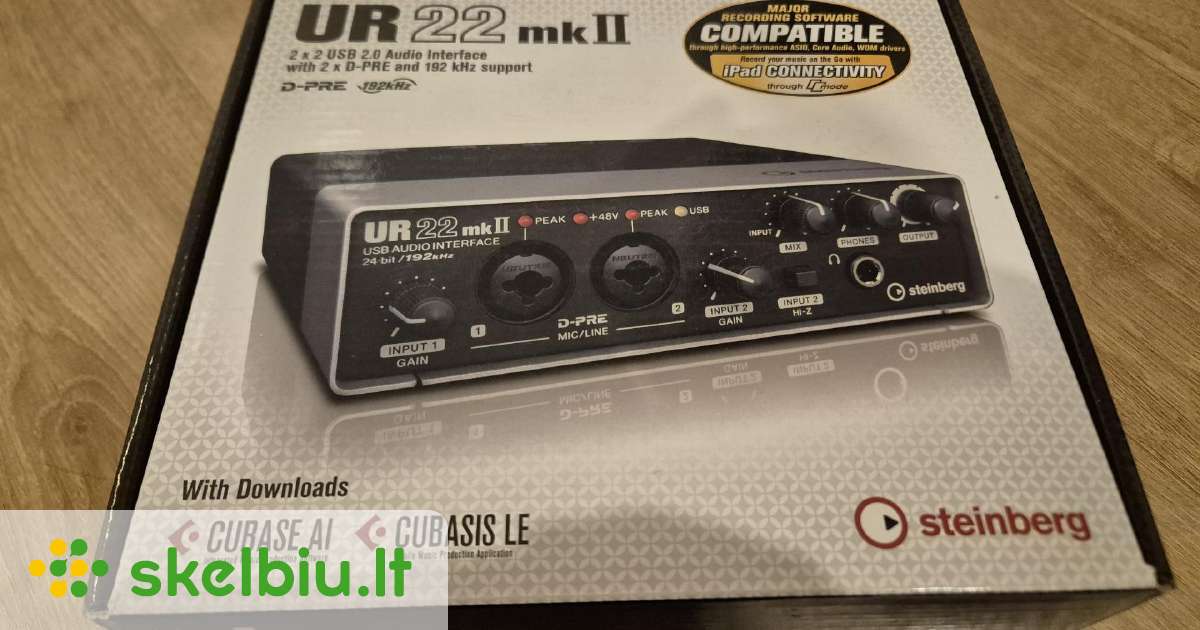 Garso plokštė Steinberg Ur 22 mkii - Skelbiu.lt