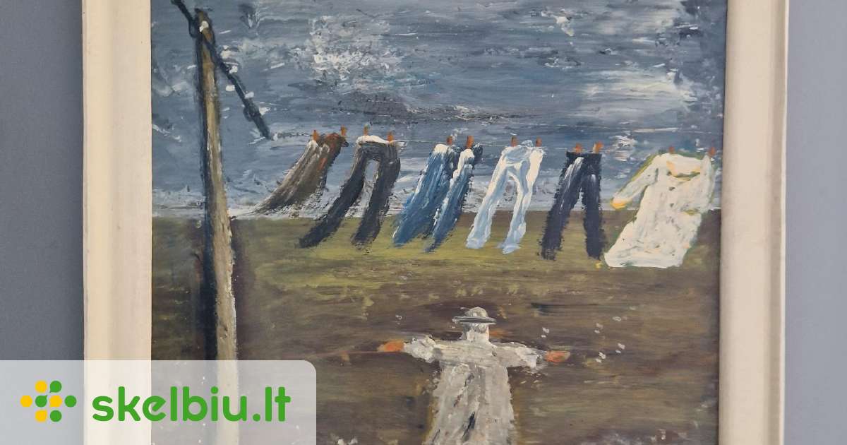 Algimantas Puipa paveikslas Kaliausė 40 cm x 40 cm - Skelbiu.lt