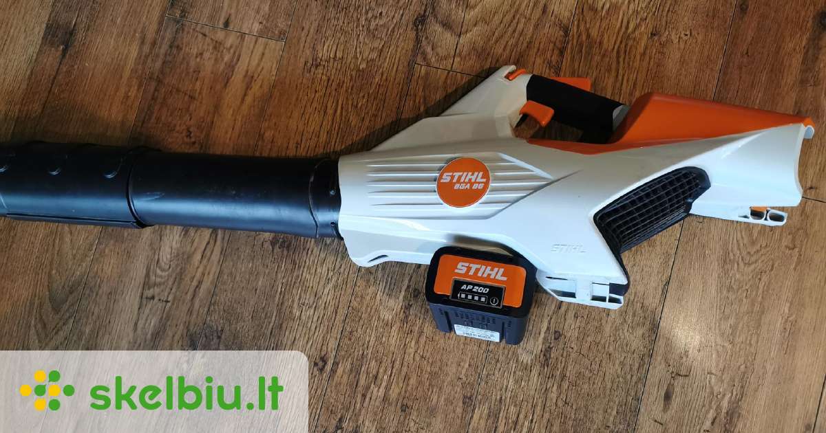 Stihl Bga 86 lapų pustuvas - Skelbiu.lt
